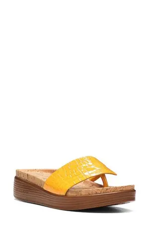 DONALD PLINER Fifi Platform Flip Flop Sungold