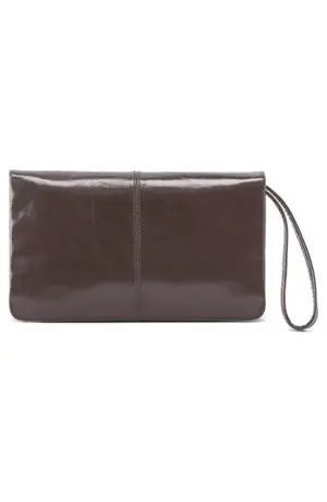 Hobo Leather Zip Clutch - Hearthstone