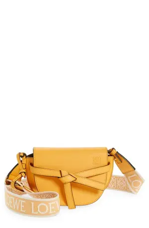 Loewe Loewe Gate Leather Convertible Bag Mandarin 9130