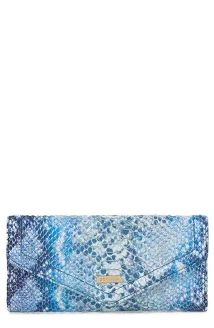 Brahmin Brahmin Veronica Melbourne Croc Embossed Leather Wallet Joyful