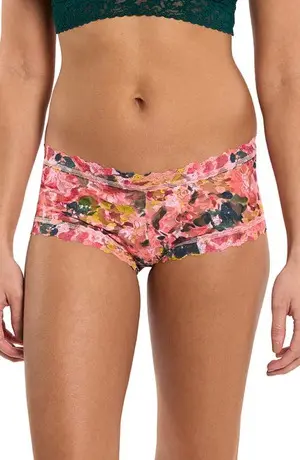 Hanky Panky Print Boyshorts Masterpiece Pink