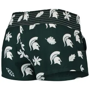 WES & WILLY Michigan State Spartans Beach Shorts