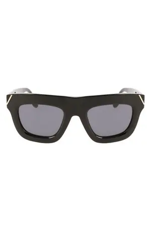Victoria Beckham 51mm Sculptural Square Sunglasses