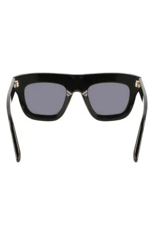 Victoria Beckham 51mm Sculptural Square Sunglasses
