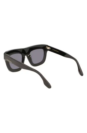 Victoria Beckham 51mm Sculptural Square Sunglasses