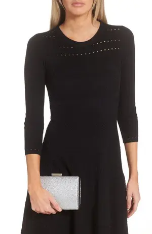 OLGA BERG Gabby Crystal Clutch