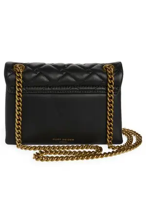 Kurt Geiger Mini Kensington Eye Quilted Leather Crossbody Bag