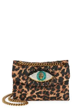 Kurt Geiger Mini Kensington Eye Quilted Leather Crossbody Bag