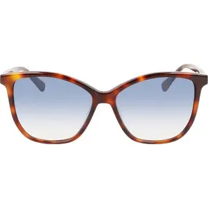 Longchamp 57mm Le Pliage Sunglasses - Havana