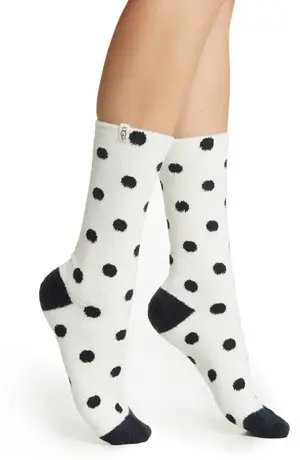 UGG Leslie Crew Socks Large Dot