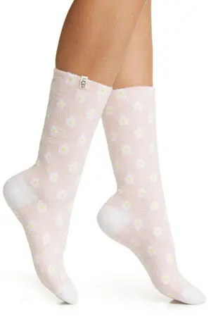 UGG Leslie Crew Socks Lotus Daisy