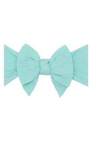 BABY BLING Bow Head Wrap Seafoam