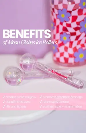 KIRAMOON Moon Globes Freezable Facial Massagers