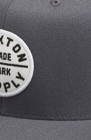 Brixton Oath Iii Snapback Baseball Cap - Future Grey