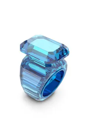 SWAROVSKI Lucent Cocktail Ring - Aquamarine