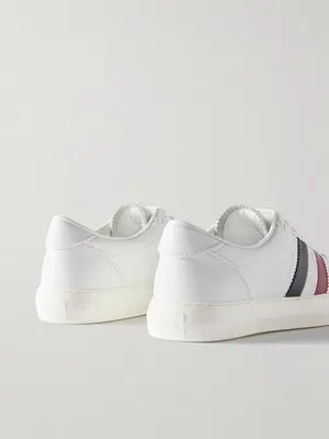 Moncler Striped Leather Sneakers