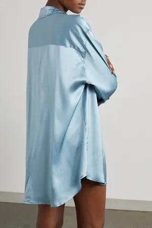 MAISON ESSENTIELE Silk-satin Shirt
