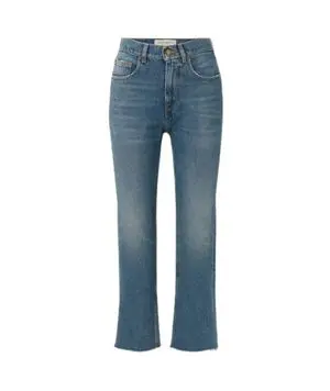 GOLDEN GOOSE High-rise Cropped Flare Jeans