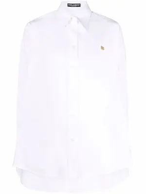 Dolce & Gabbana Logo-plaque Oversized Shirt