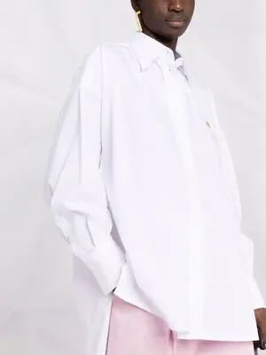 Dolce & Gabbana Logo-plaque Oversized Shirt