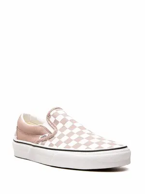 VANS Classic Slip-on Checkerboard Sneakers - Neutrals