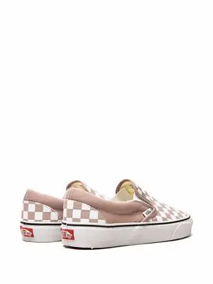 VANS Classic Slip-on Checkerboard Sneakers - Neutrals