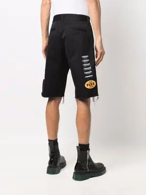 Heron Preston Raw Hem Denim Shorts