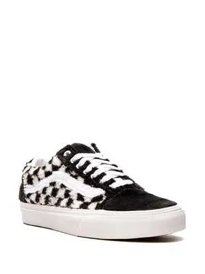 VANS Old Skool Sherpa Checkerboard Sneakers - Black
