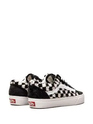 VANS Old Skool Sherpa Checkerboard Sneakers - Black