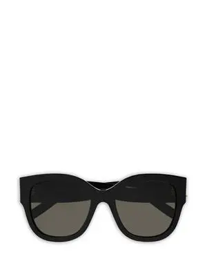 Saint Laurent Oversized-frame Sunglasses - Black