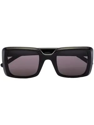 Saint Laurent Sl497 Oversized Frame Sunglasses - Black