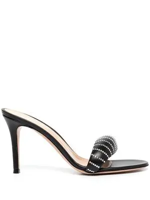 GIANVITO ROSSI Bijoux Crystal 85mm Padded Mules