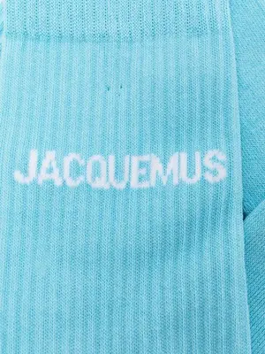 Jacquemus Logo-print Ribbed Socks