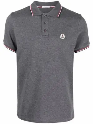 Moncler Piqué Logo-patch Polo Shirt