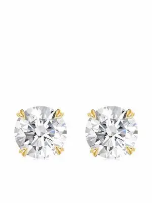 PRAGNELL 18kt Yellow 2.00ct Diamond Stud Earrings - Gold