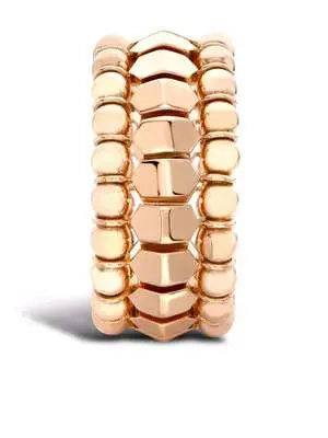 PRAGNELL 18kt Rose Gold Bohemia Ring - Pink