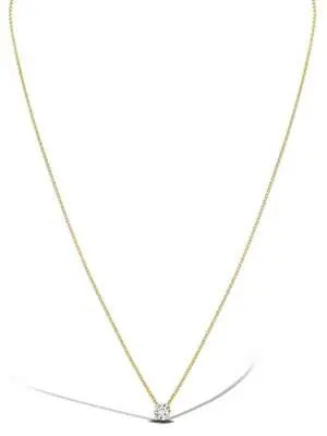 PRAGNELL 18kt Yellow 0.75ct Diamond Pendant Necklace