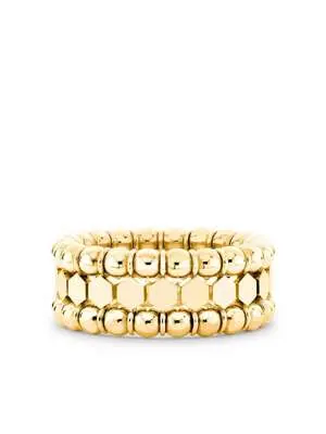 PRAGNELL 18kt Yellow Bohemia Three-row Ring - Gold