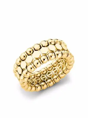 PRAGNELL 18kt Yellow Bohemia Three-row Ring - Gold