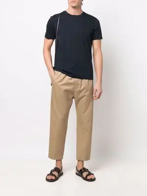 BOSS Round-neck Short-sleeve T-shirt - Blue