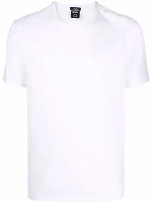 BOSS Round-neck Short-sleeve T-shirt - White