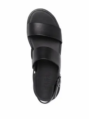 Camper Edy Slingback Leather Sandals - Black