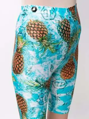 Philipp Plein Pineapple-print Shorts