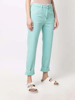 WASHINGTON DEE-CEE Logo Patch Straight-leg Jeans
