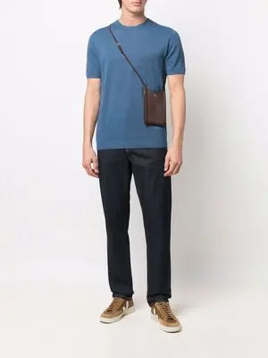 ROBERTO COLLINA Crew-neck Fitted T-shirt