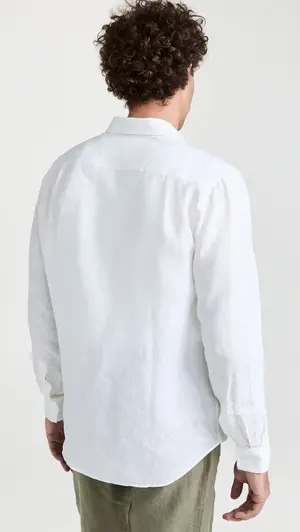 Vilebrequin Caroubis Linen Shirt - Blanc