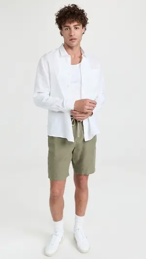 Vilebrequin Caroubis Linen Shirt - Blanc