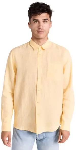 Vilebrequin Caroubis Linen Shirt Genet