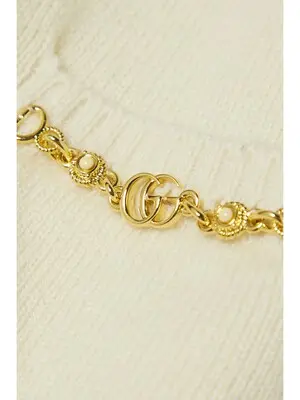 Gucci Chain-embellished Cashmere Sweater