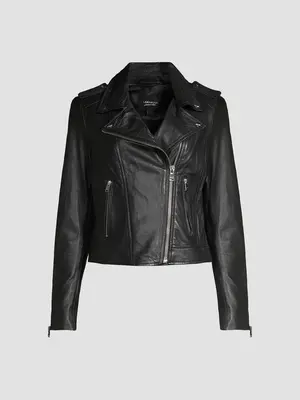 LAMARQUE Donna Leather Jacket - Black